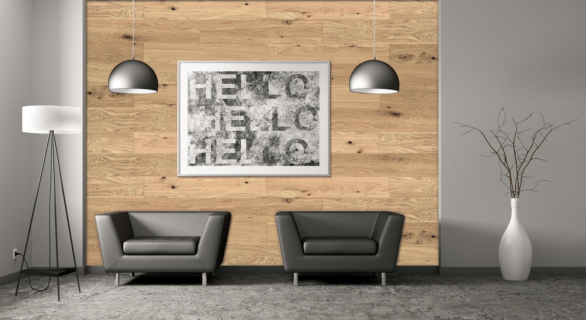 Eiche "Rough" Holz Wandpaneele – Wood on Walls by Almbusch GmbH